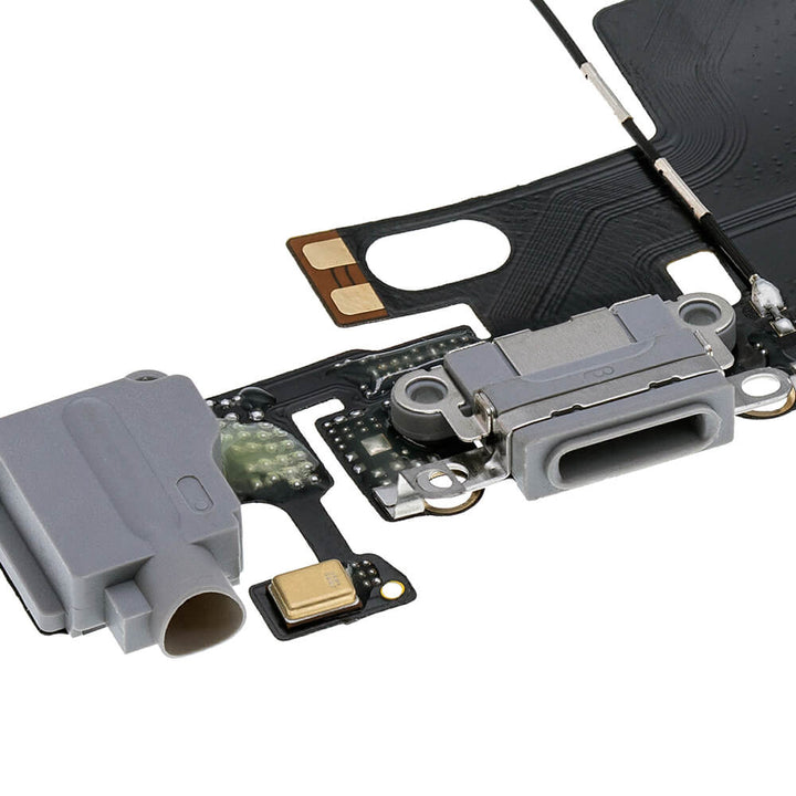 For iPhone 6 Charge Port Flex Cable/Earphone Flex Cable Gray(Premium O ...